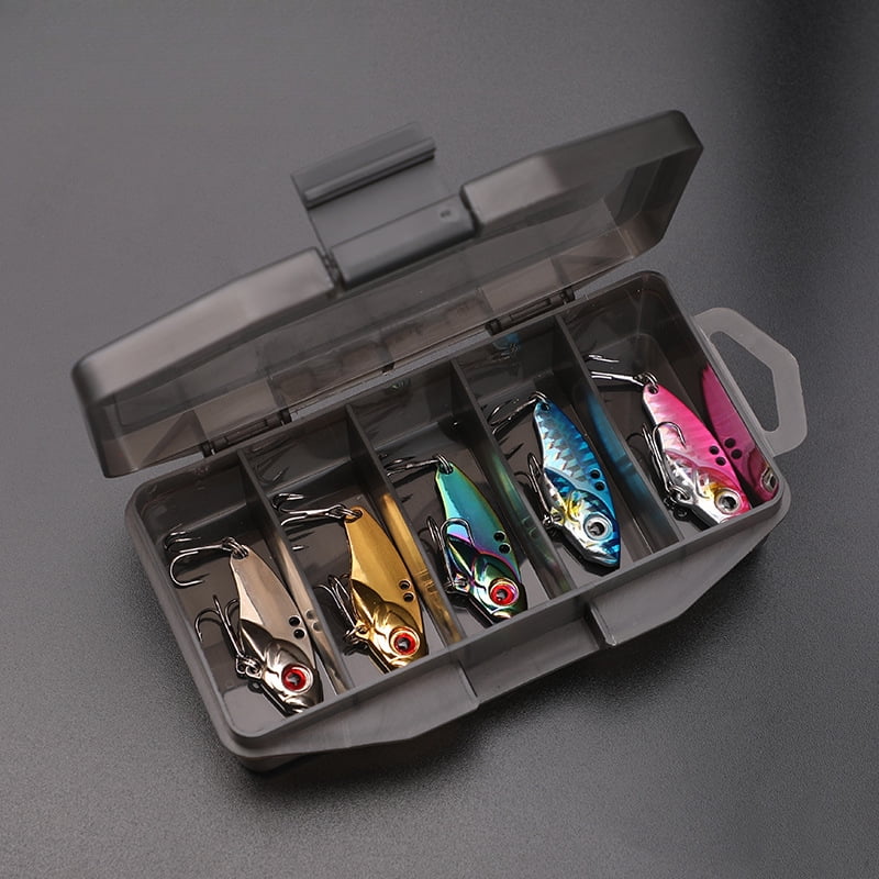 5PC BIQIANWO Fishing Lures High Quality Vibrating VIB Iron Plate ...