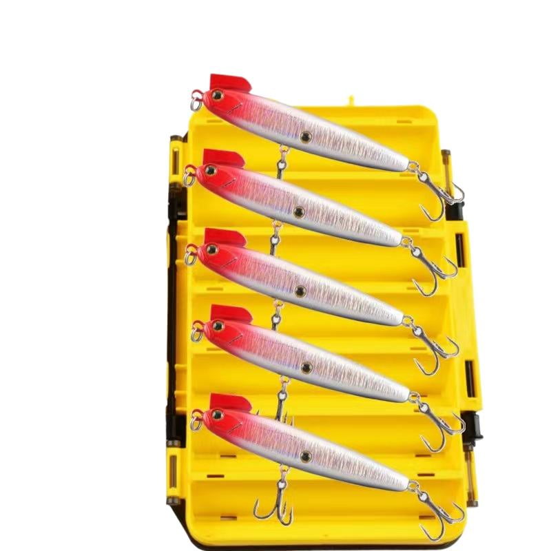 5PC BIQIANWO Fishing Lures Solid Bullet Long Casting Sinking Pencil ...