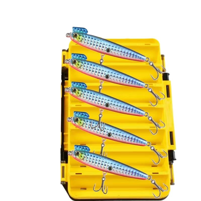 5PC BIQIANWO Fishing Lures Solid Bullet Long Casting Sinking Pencil ...