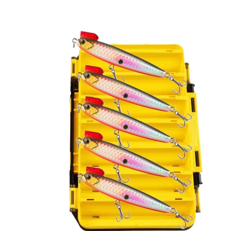 5PC BIQIANWO Fishing Lures Solid Bullet Long Casting Sinking Pencil ...