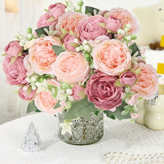 5PC Birthday decorations Imitation Flower Home Decoration Wedding ...