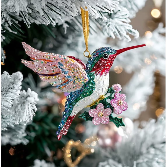 5PC Christmas ornaments Hummingbird Pendant - Walmart.com