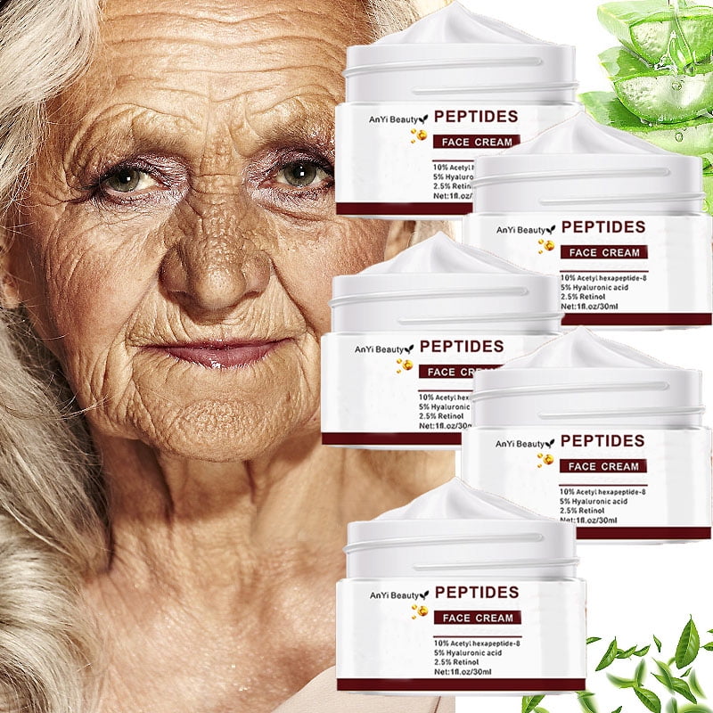 [5PC] Face Firming Cream, 10% Acetyl hexapeptide + 85% Hyaluronic acid ...