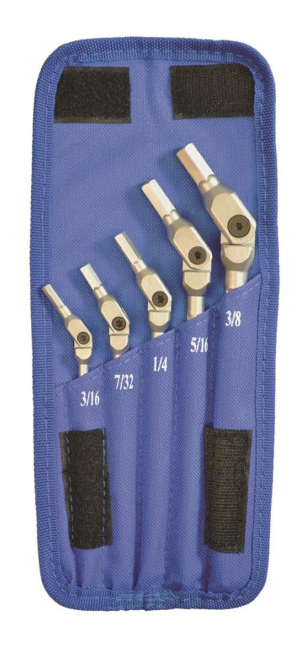 5PC HEX PRO PIVOT HEAD INCH HEX WRENCH SET - Walmart.com