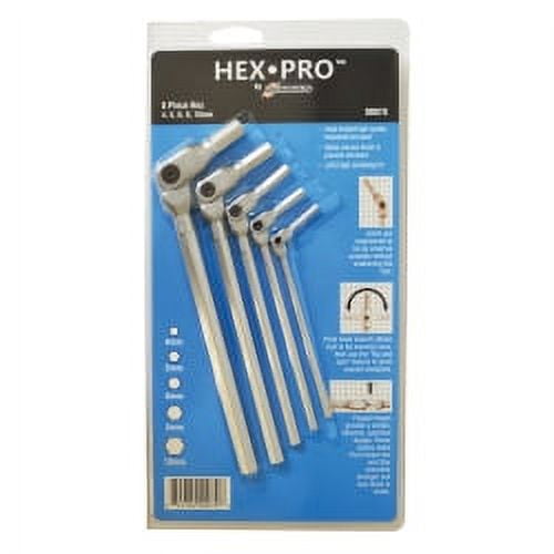 5PC HEX PRO PIVOT HEAD METRIC HEX WRENCH SET - Walmart.com