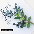 5PC Happy anniversary decorations Berry Fruit Branch Simulated Flower ...