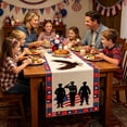 5PC Independence day decorations door 4th Of July Table Runners Linen ...