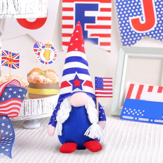 5PC Independence day front door decorations Independence Day Gnome ...
