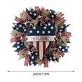 5PC Independence day front door decorations Welcome Wreath For Front ...