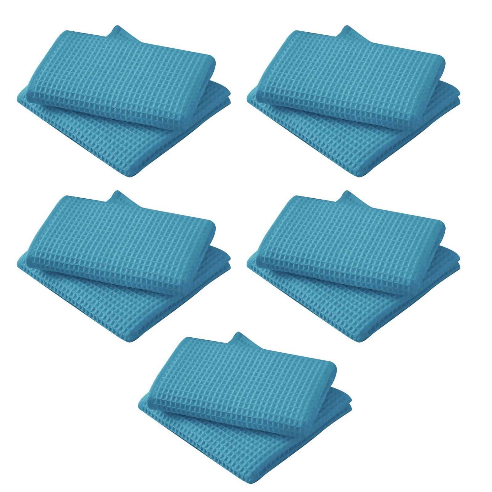 5PC Kitchen Cleaning Cloth, Fiber Material, Lint-Free, Super Absorbent ...