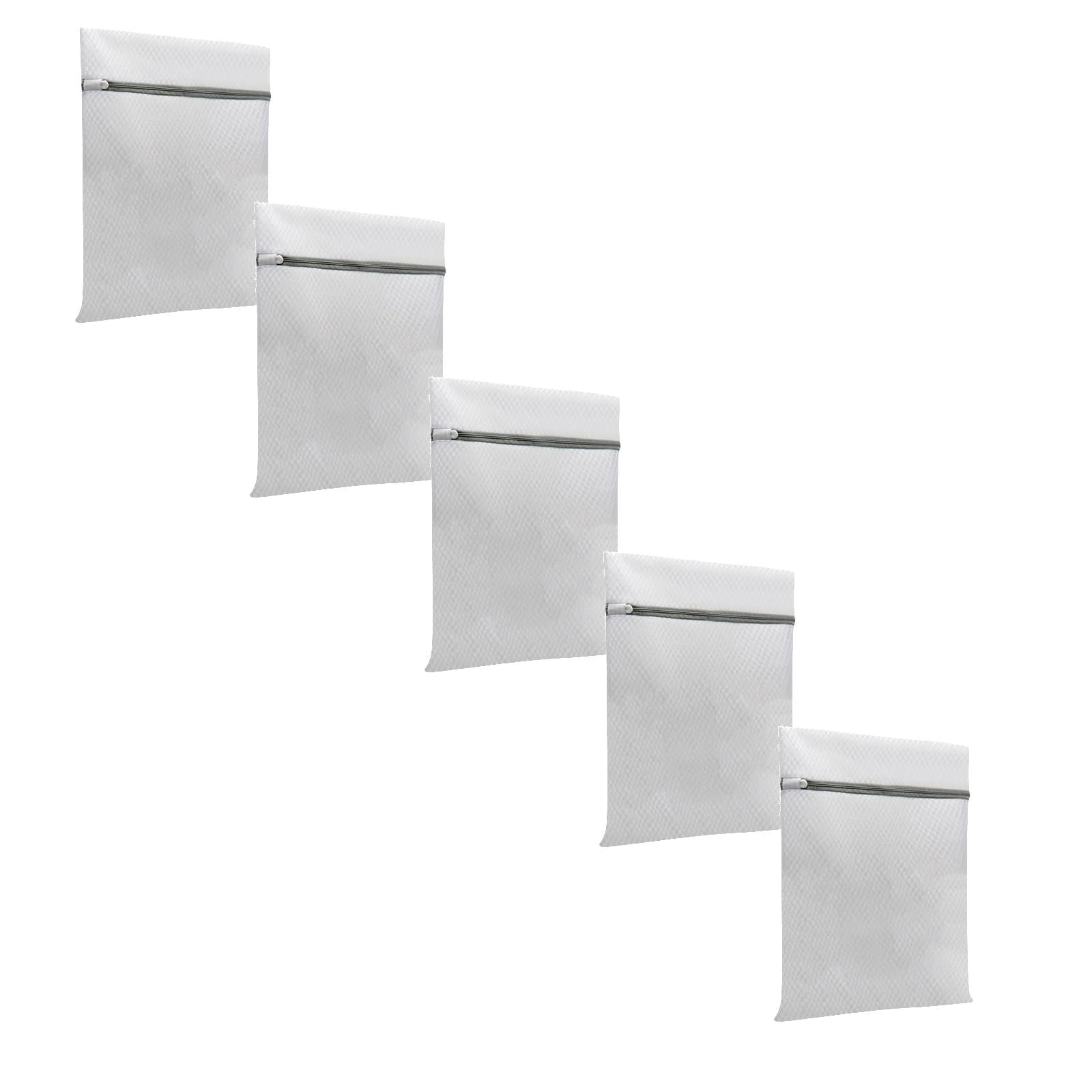 5PC Laundry Bags Mesh Wash Bags, Honeycomb Mesh Laundry Bags for ...