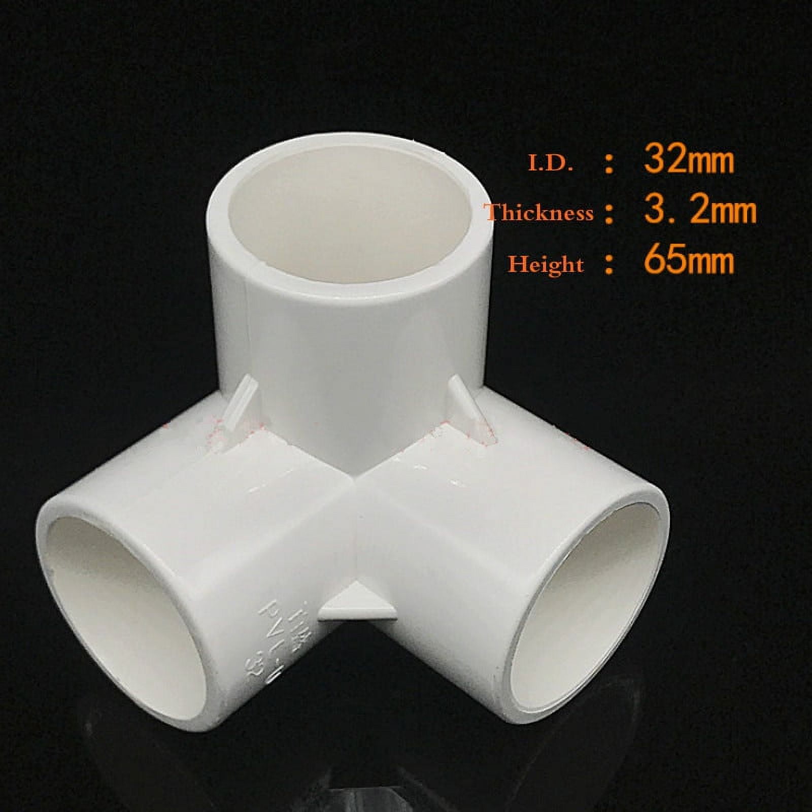 5PC PVC Side Outlet Elbow Fittings ID 20/25/32mm Pipe Fittings Home ...