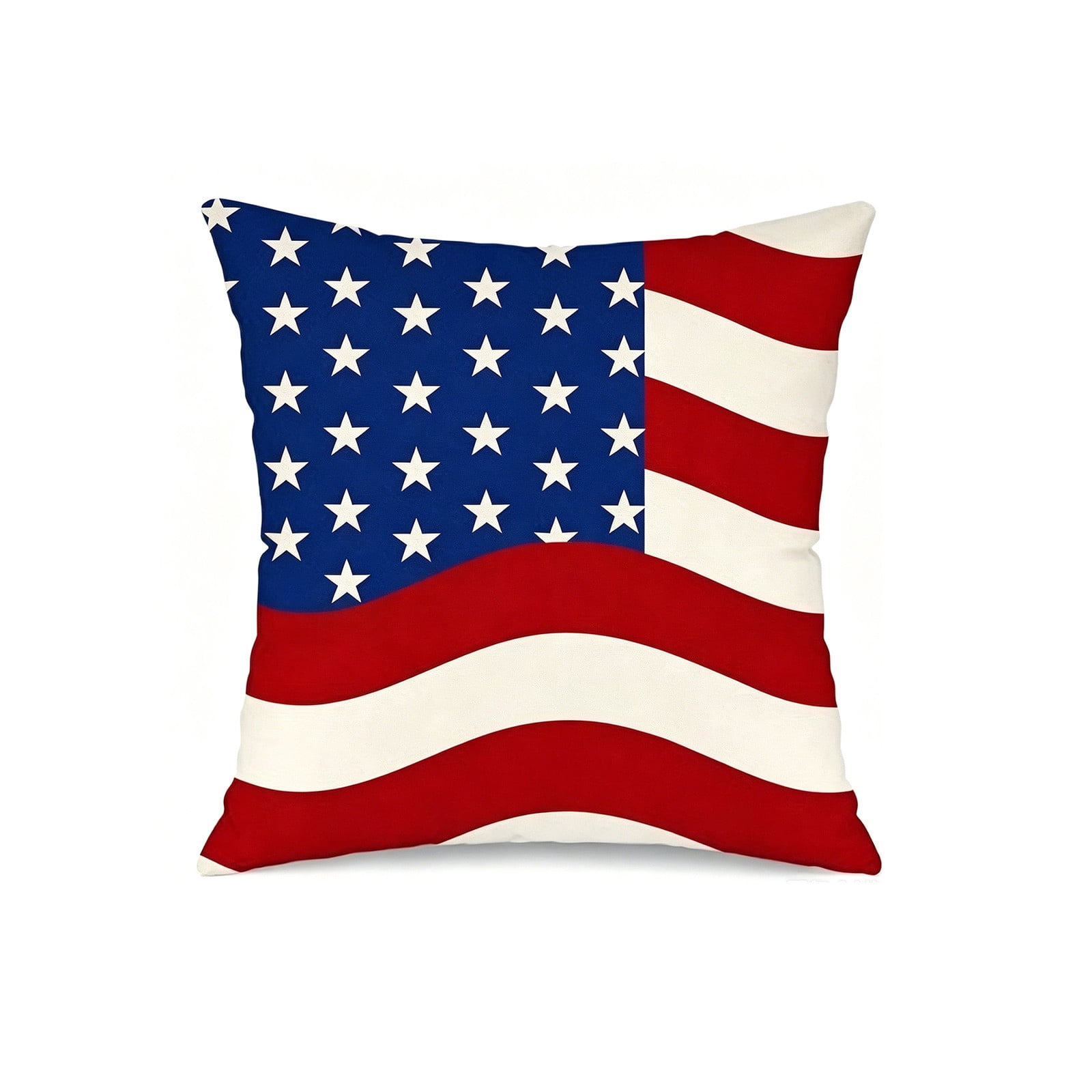 5PC Patriotic Independence Day Throw Pillow Set, Red White Blue Flag ...