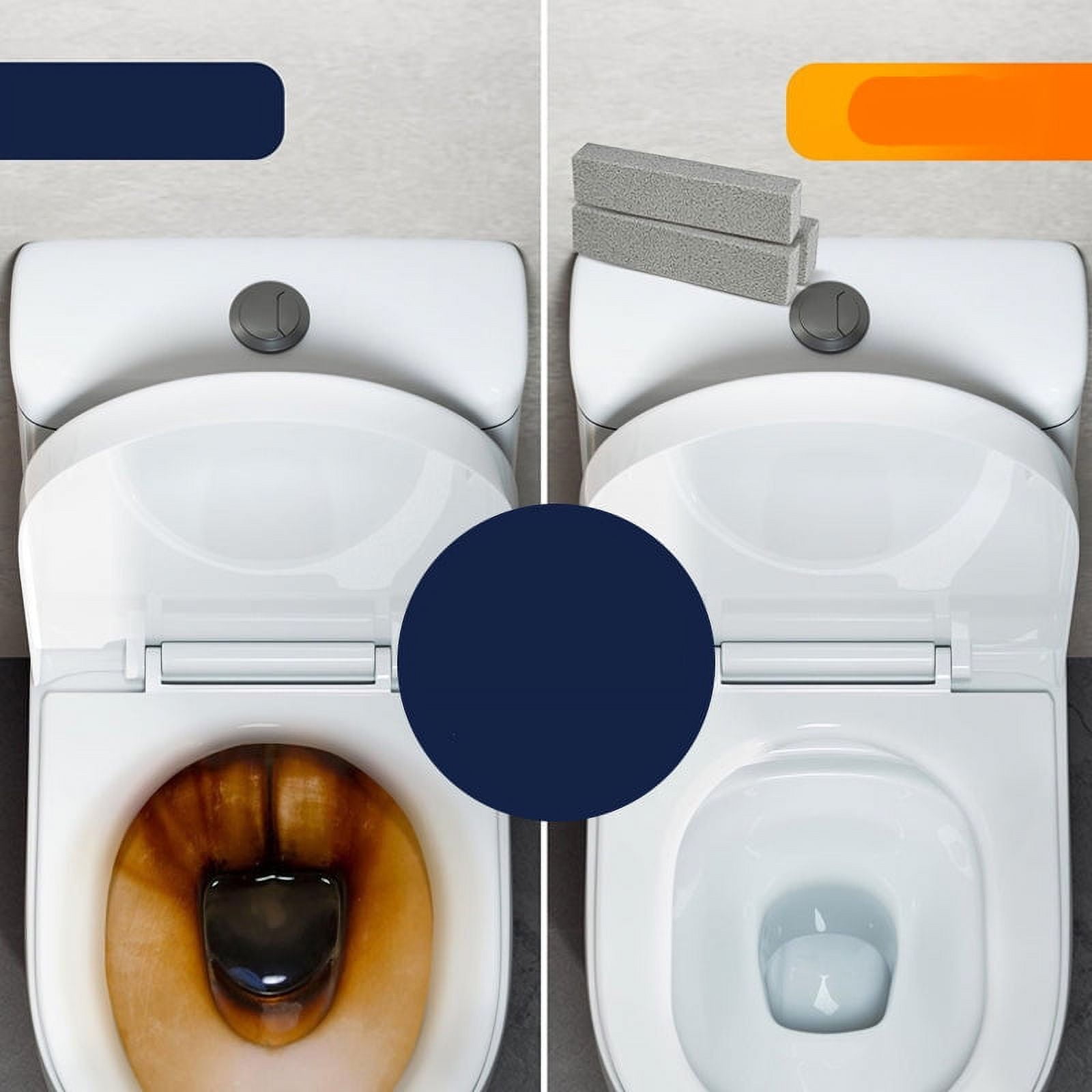 5PC Pumice Cleaning Brush for Toilet Tile Stain Rust Dirt Remover ...