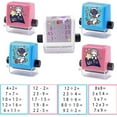 5PC Roller Digital Teaching Stamp,Addition, Subtraction, Multiplication ...