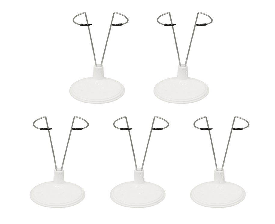 5PC Stuffed Plush Toy Doll Doll Stand Display Holder Display Stand ...
