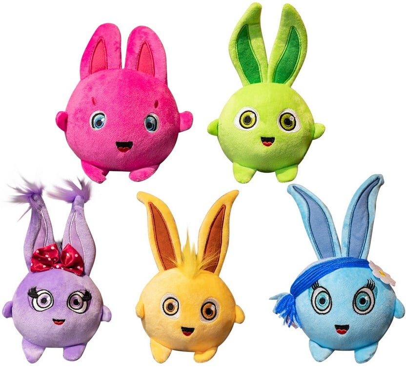 5PC Sunny Bunny Plush Toy Collection,7" Sunny Bunnies Plushies Dolls ...