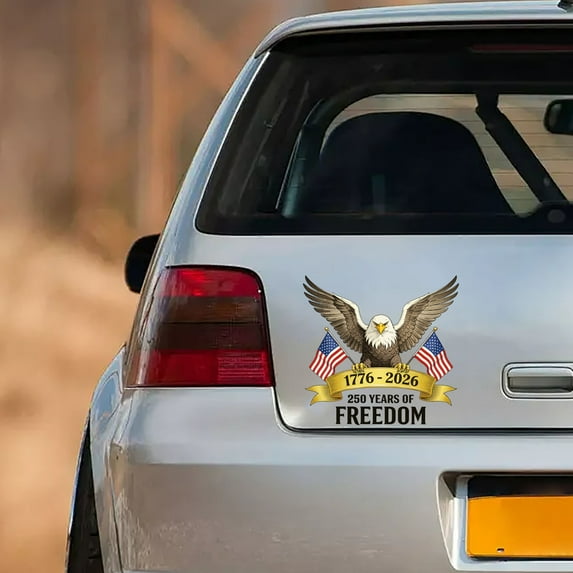 5PC USA 250th Anniversary Car Stickers, US 250 Years of Freedom ...