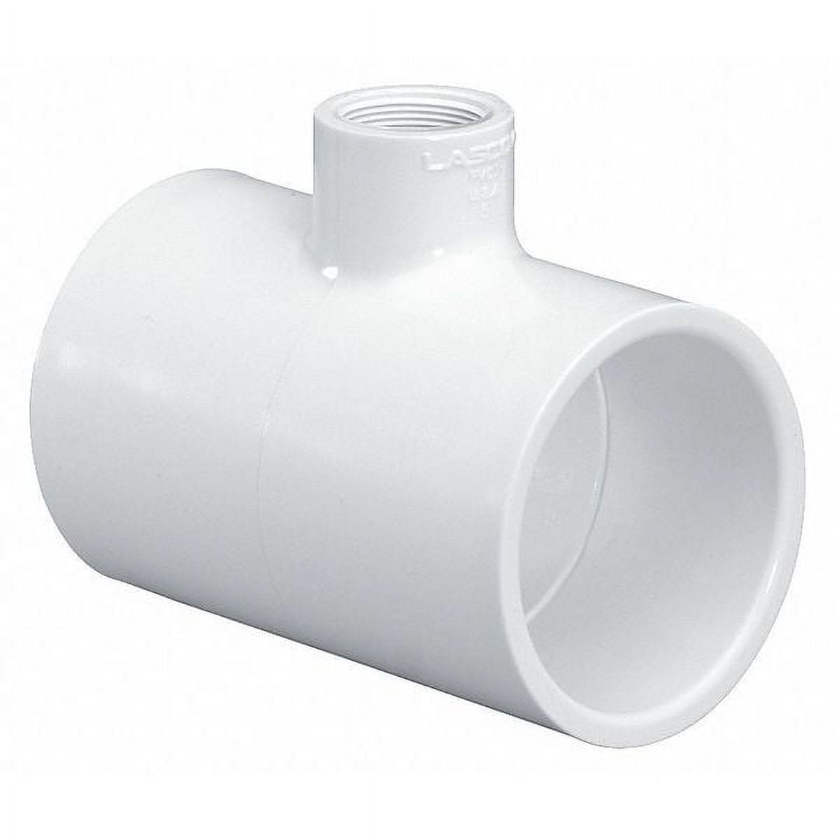 5PC ZoroSelect PVC Reducer Tee, Socket x Socket x Socket, 1 in x 3/4 in ...