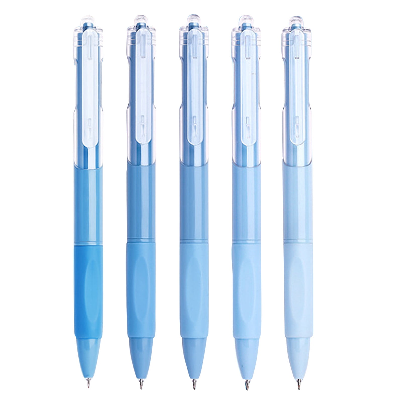 5PCS 0.5mm Gel Pen Stationery Set, Large Capacity Retractable Smooth ...