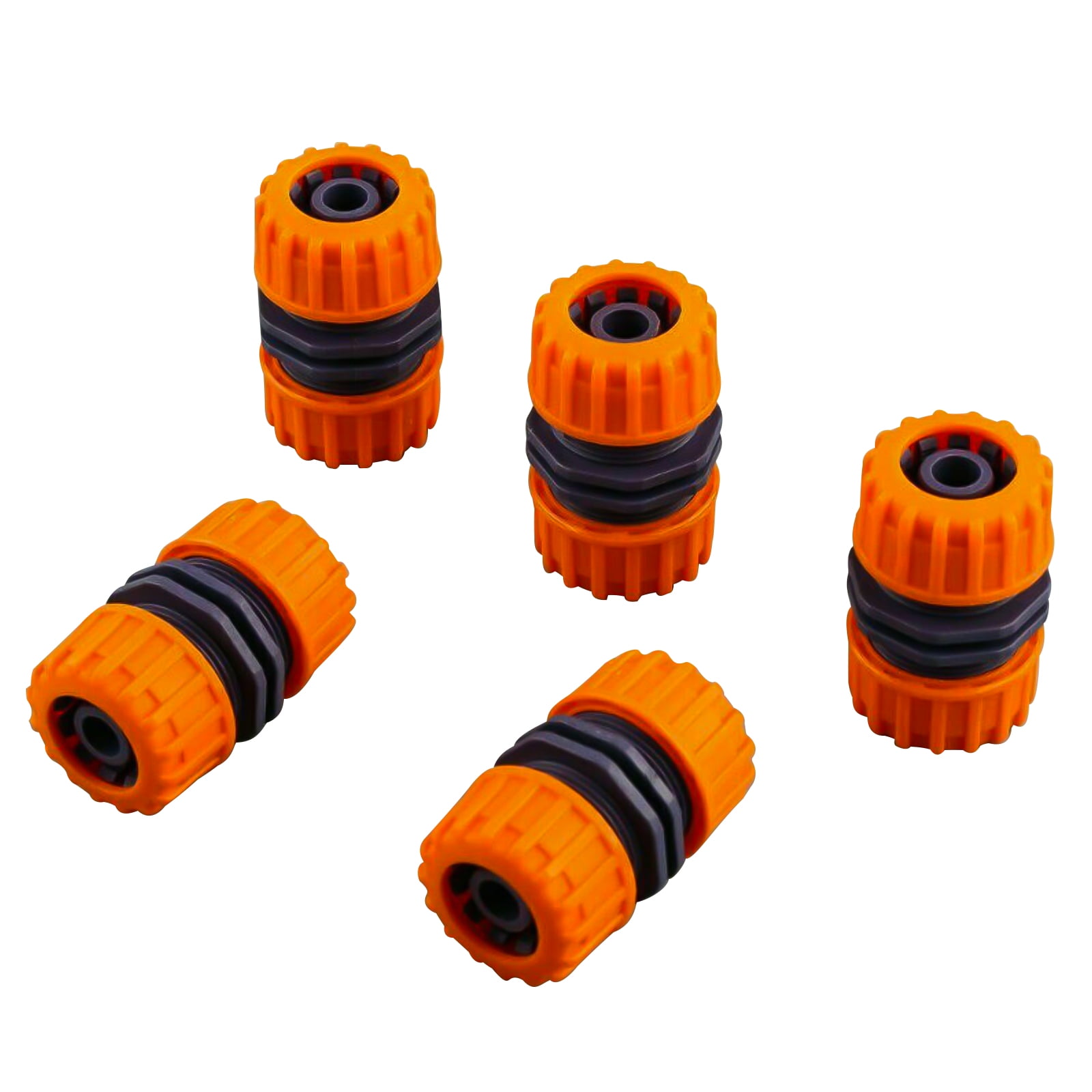 5PCS 1/2 inch Plastic Joiner Garden Hose Pipe Coupler Connector Joiner ...