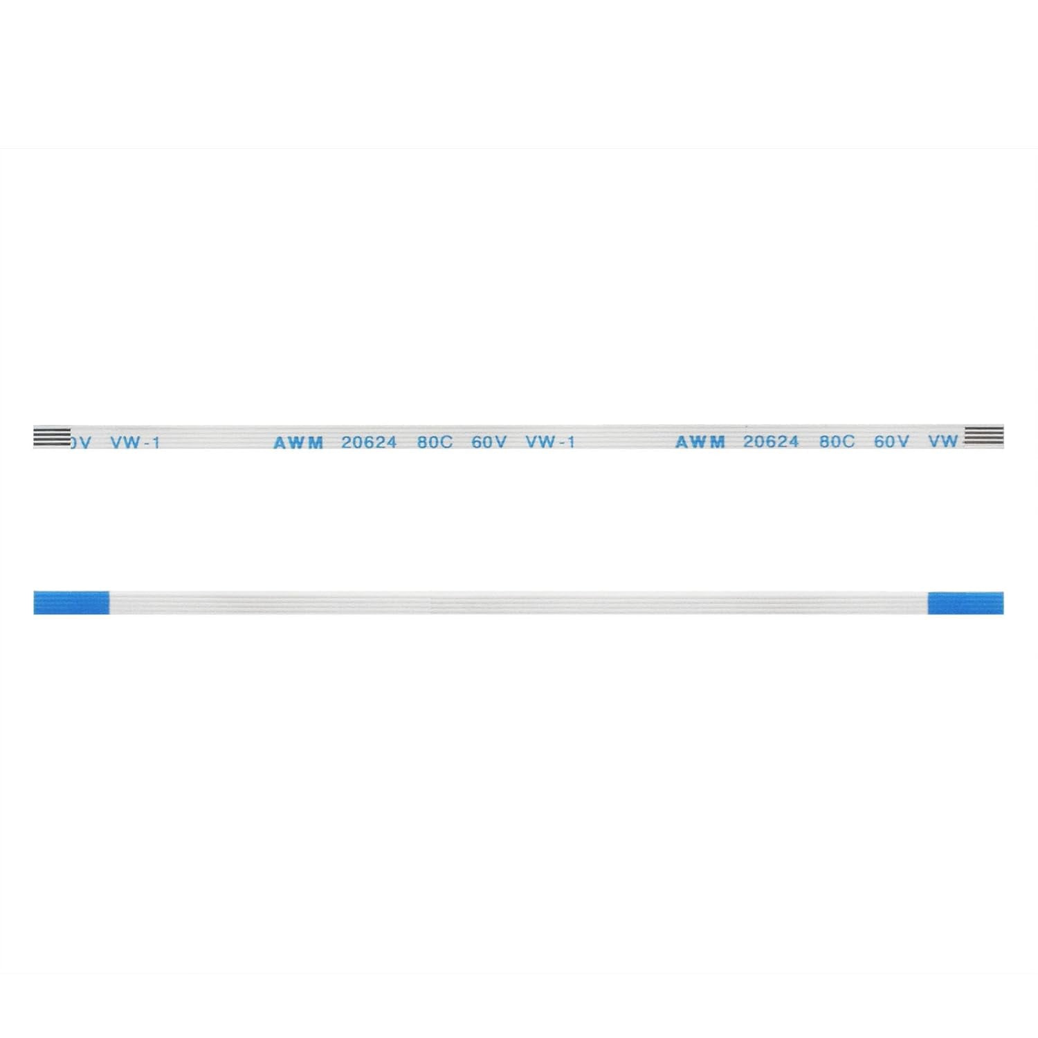 5PCS 12 Pin Flexible Flat Cable, 1mm Pitch 150mm FPC FFC Flexible Flat ...