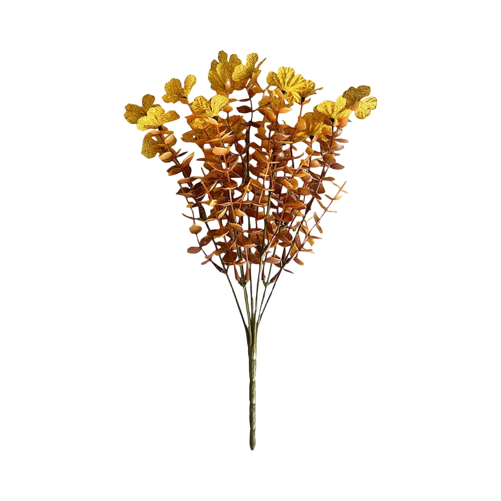 5PCS 13.78in Artificial Autumn Eucalyptus Violet Bush, Thanksgiving Day ...