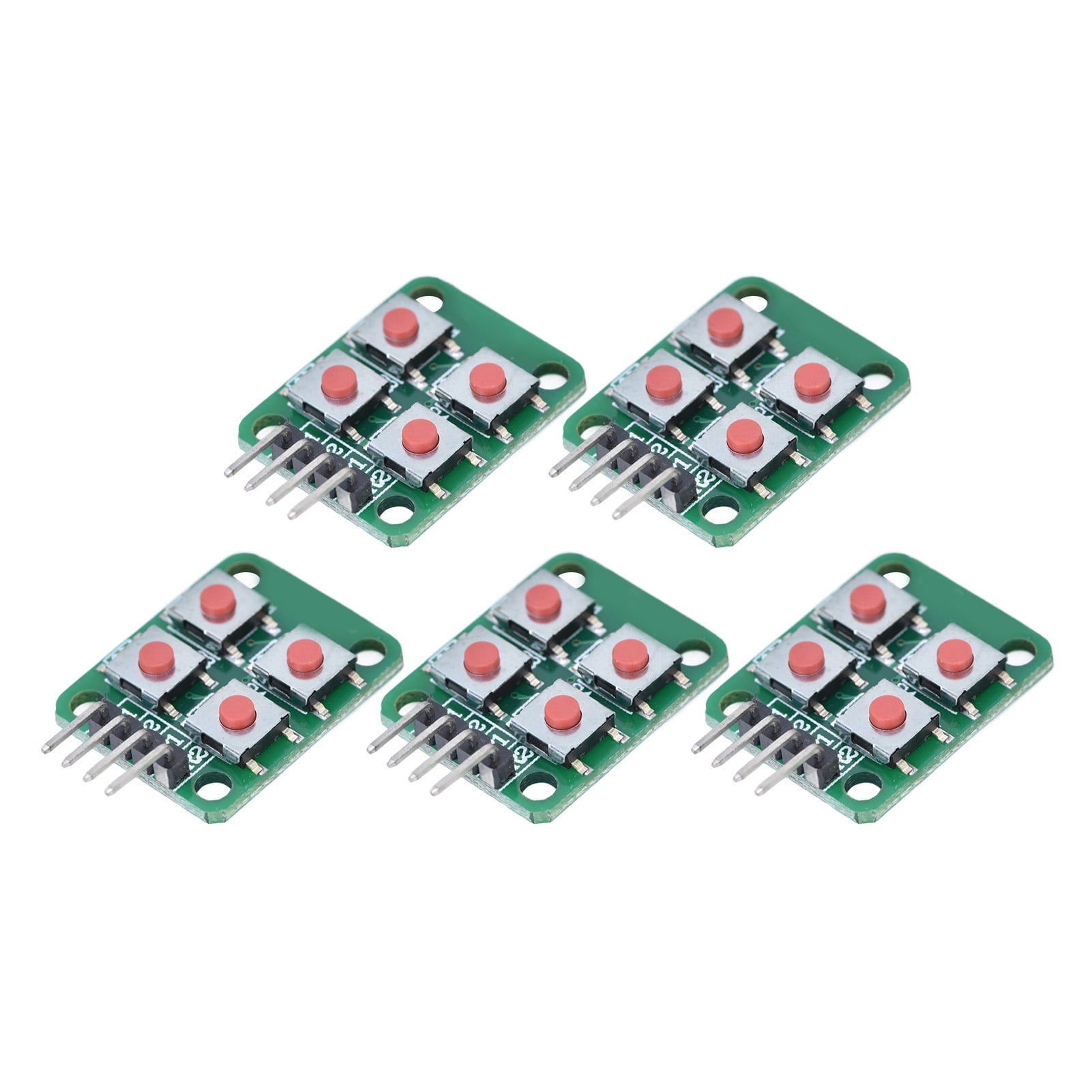 5PCS 2x2 Scan 4 Keypad Keyboard Module, Array Key Switch Module for Electrical Control, Matrix ...