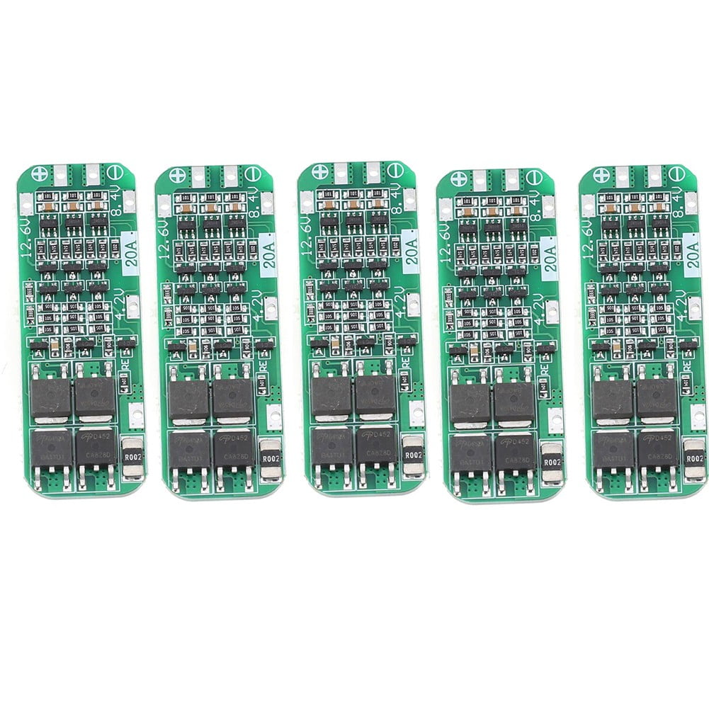 5Pcs 3S 20A Lithium Battery Charger Pcb Protection Board 12.6V Cell ...