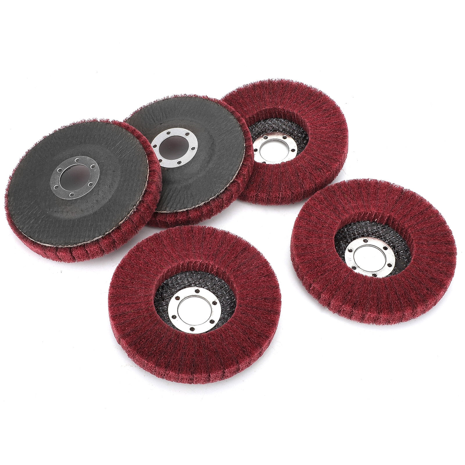 5PCS 4.5" x 7/8" Flap Discs Metal Abrasive Polishing Wheel Pad for ...