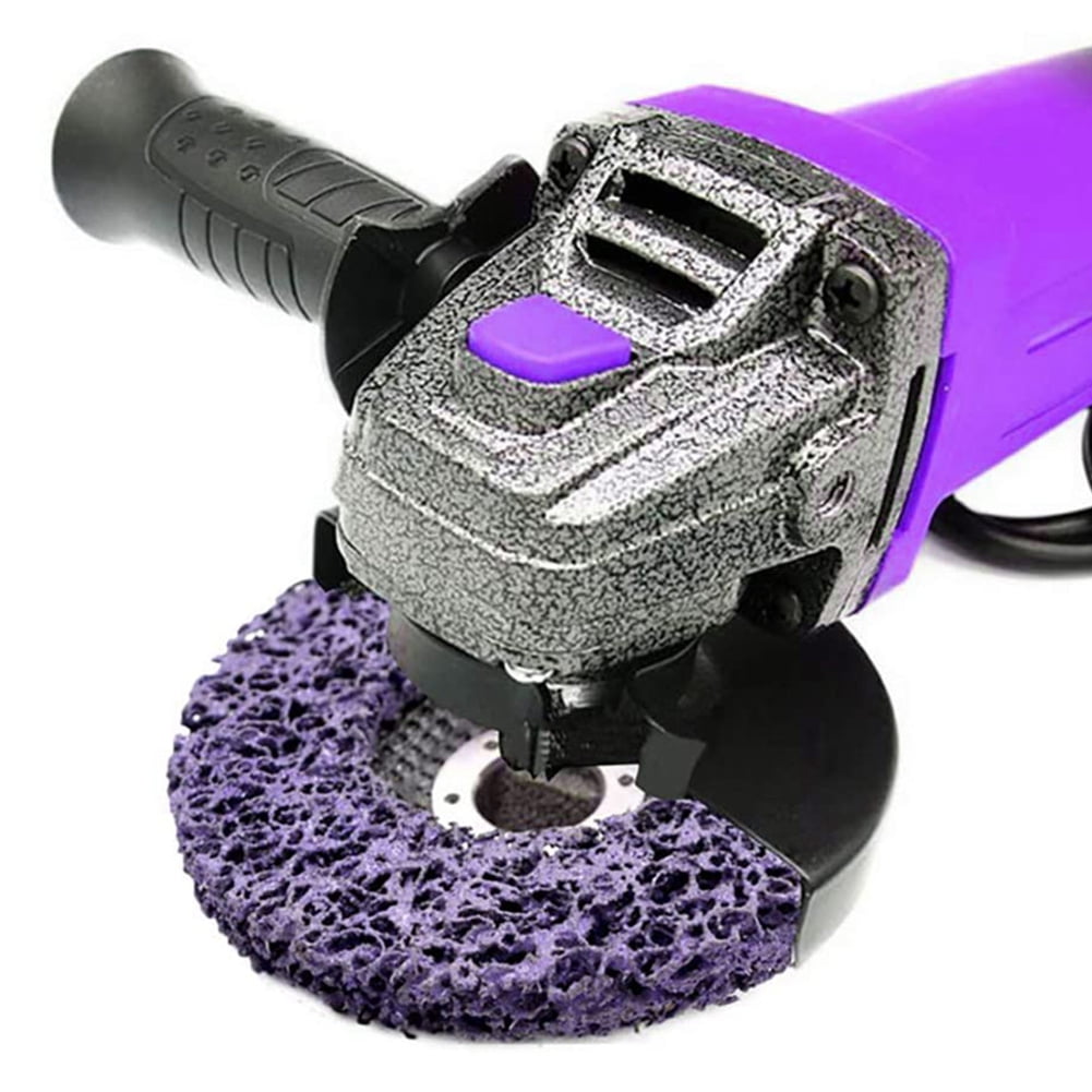 5PCS 4" Airway Buffing Wheel for Angle Grinder – 5/8" Arbor, Non-Woven ...