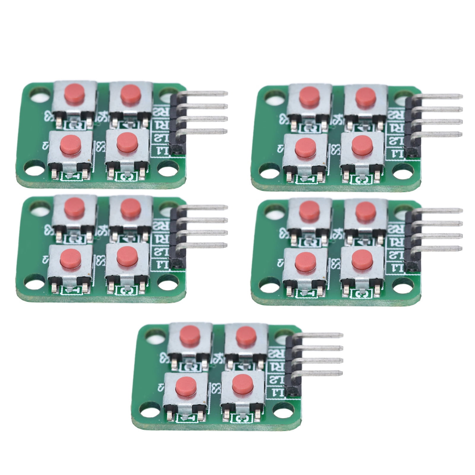 5PCS 4 Key Keyboard Module 2x2 Scan Key Keypad Module Keypad Module 4 ...