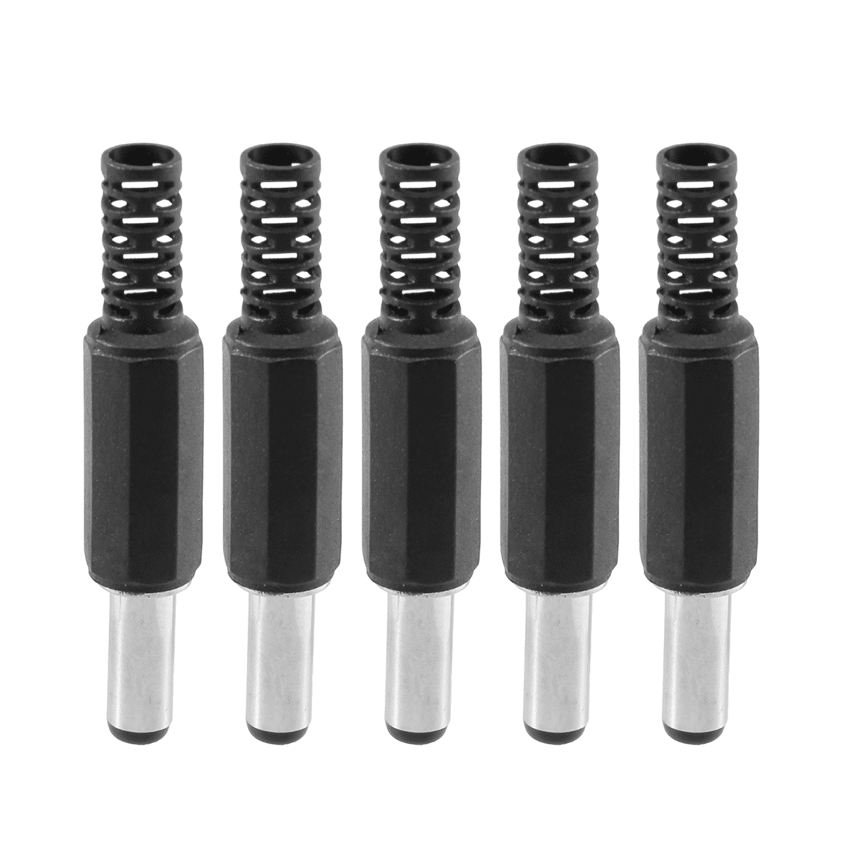 5PCS 5.5mm X 2.5mm Male Jack DC Power Plug Socket Adapter Adaptor Connector - Walmart.com