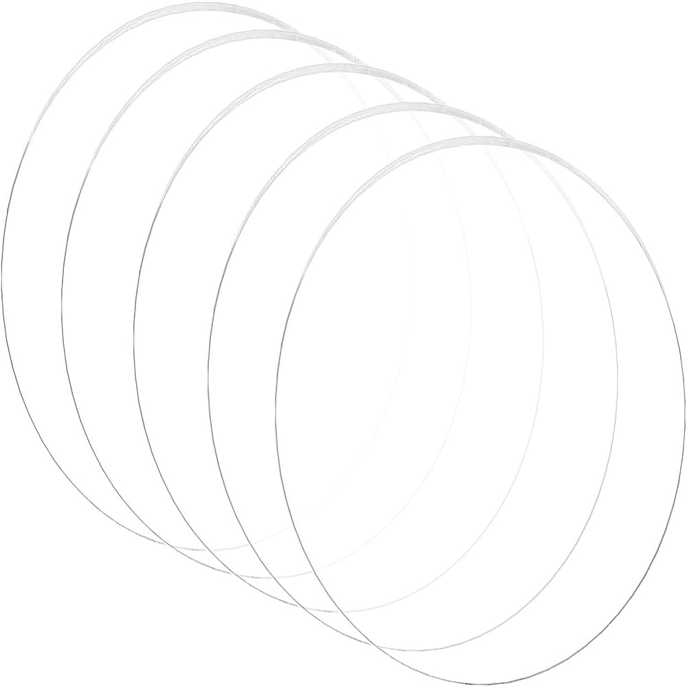 5PCS 6 Inch Clear Acrylic Sheet Round Circle Dis Acrylic Sheet for ...