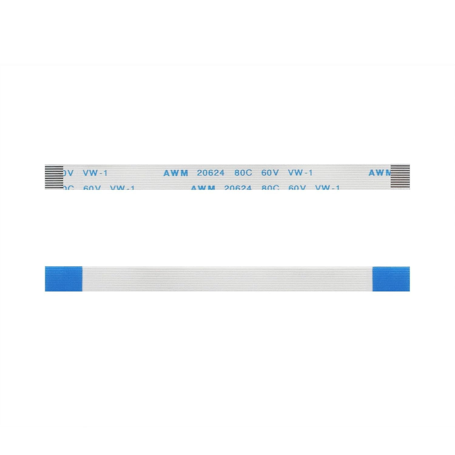 5PCS 60 Pin Flexible Flat Cable, 0.5mm Pitch 150mm FPC FFC Flexible Flat Ribbon Cable for LCD TV ...