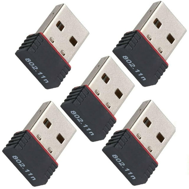 5PCS 802.11n USB WIFI Dongle Mini Wireless LAN Network Adapter RTL8188 ...