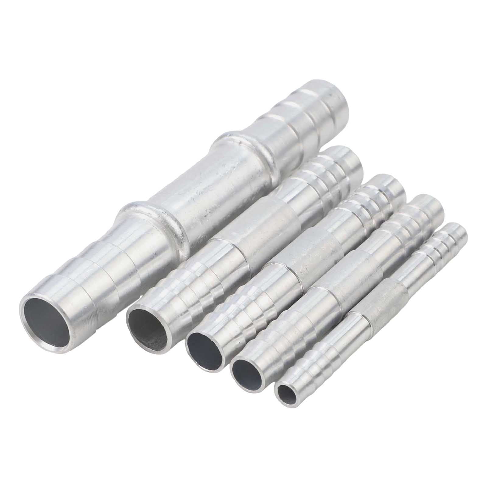 5PCS A/C Hose Barb Straight Splice Push in Fitting Aluminium 8 11 13 16 ...