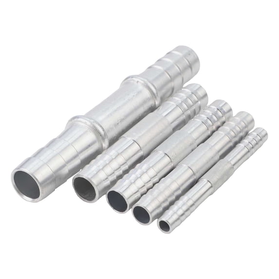 5PCS A/C Hose Barb Straight Splice Push in Fitting Aluminium 8 11 13 16 ...