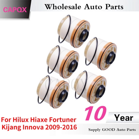 5PCS Auto Fuel filter Diesel filter element for Toyota HILUX HIACE ...