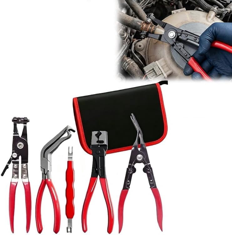 5PCS Automotive Electrical Disconnect Pliers Kit, Connector & Terminal ...