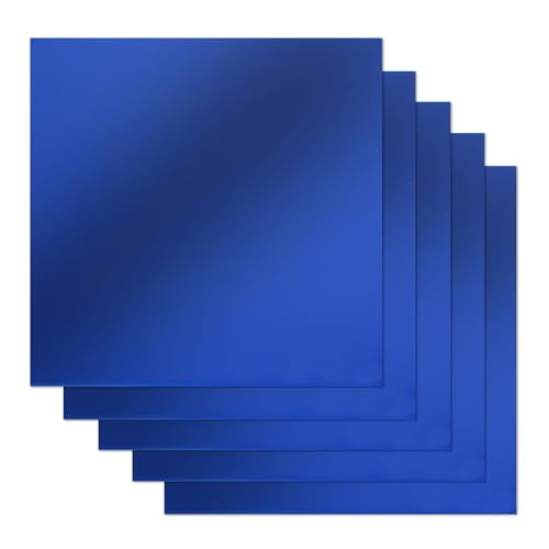 5PCS Blue Acrylic Sheets 1/8 Inch Thick 12 x 12 Inch Acrylic Sheets ...