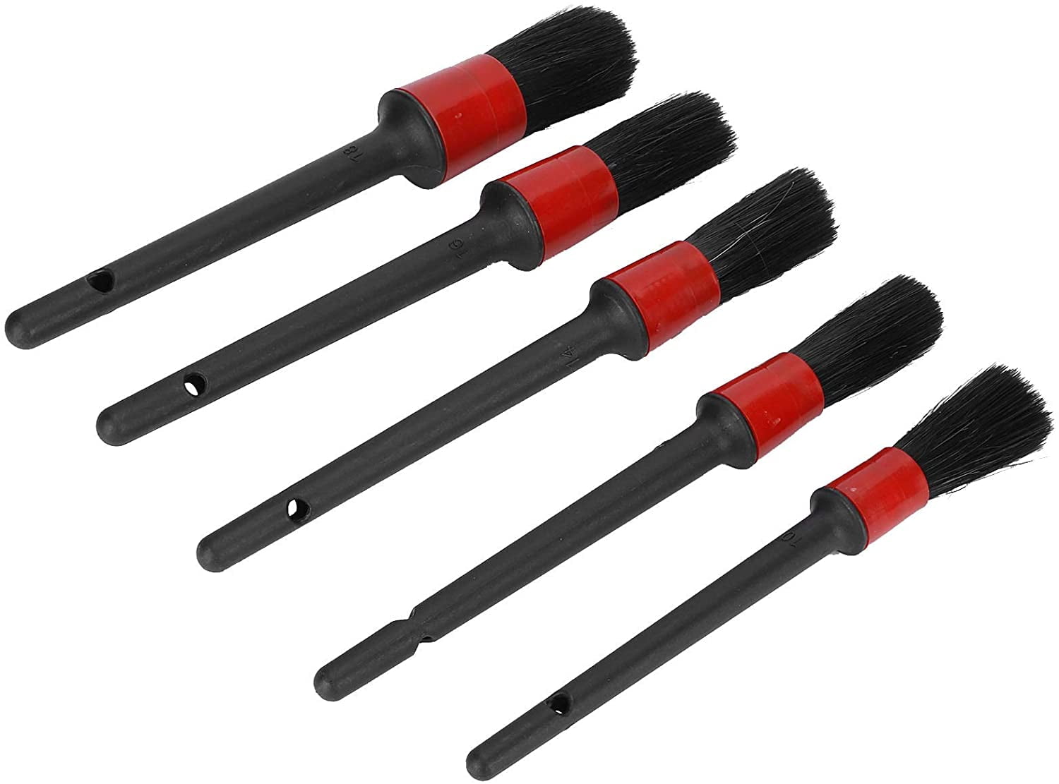 5PCS Car Detailing Brush Set Auto Detail Brush Cleaning Kit Car Wash ...
