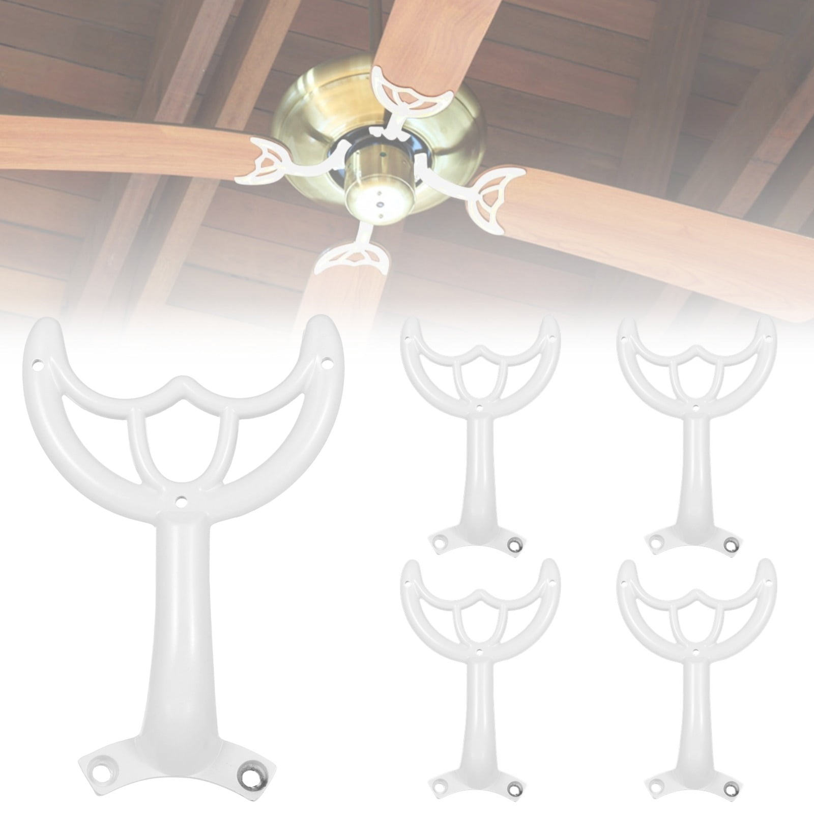 5PCS Ceiling Fan Blade Arms Replacement with Mounting Hardware for ...