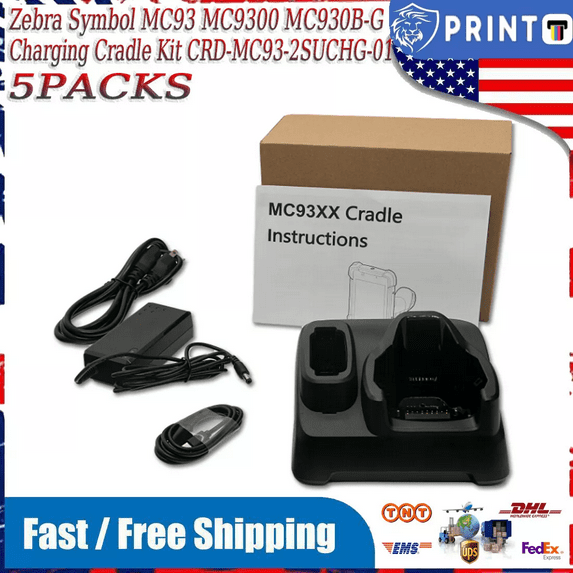 5PCS Charging Cradle For Zebra Symbol MC93 MC9300 MC930B-G CRD-MC93 ...