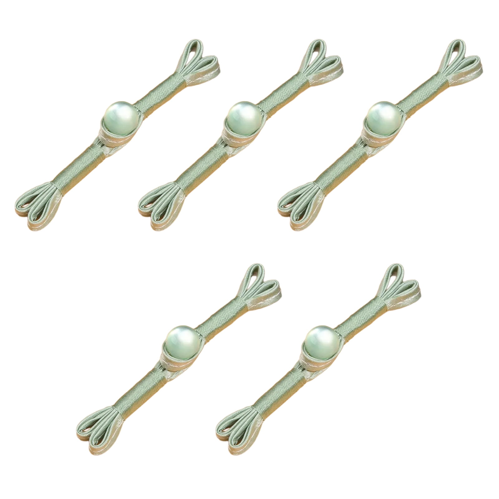 5PCS Chinese Costume Bead Button Sewing on Fasteners Buckle Cheongsam ...