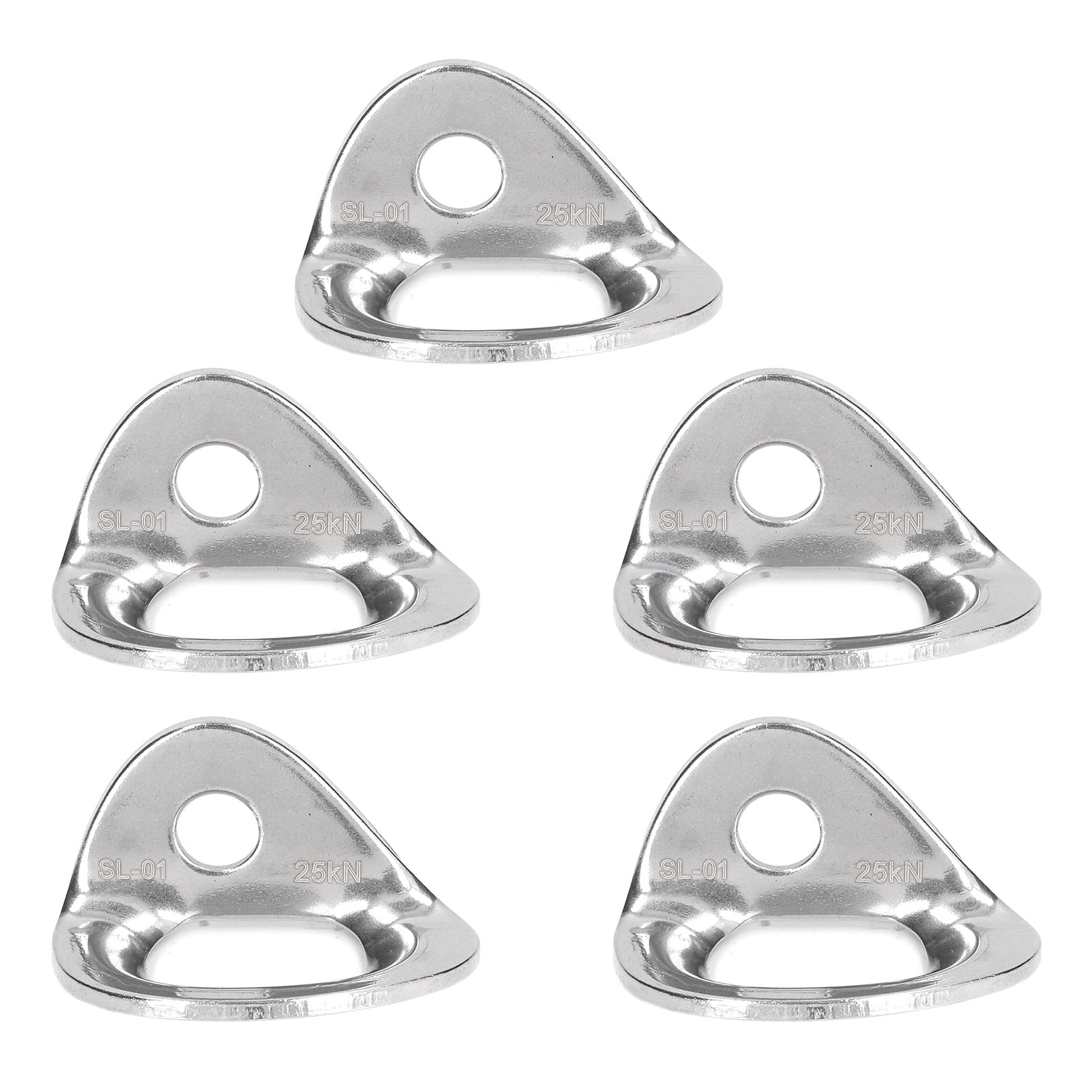 5PCS Climbing Anchor 316 Stainless Steel Climbing Hanger for Rappelling ...