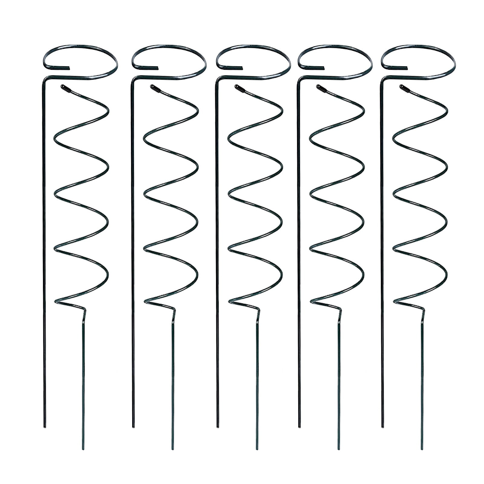5PCS Climbing Plant Frame: Green Metal Iron Garden Climbing Frame ...