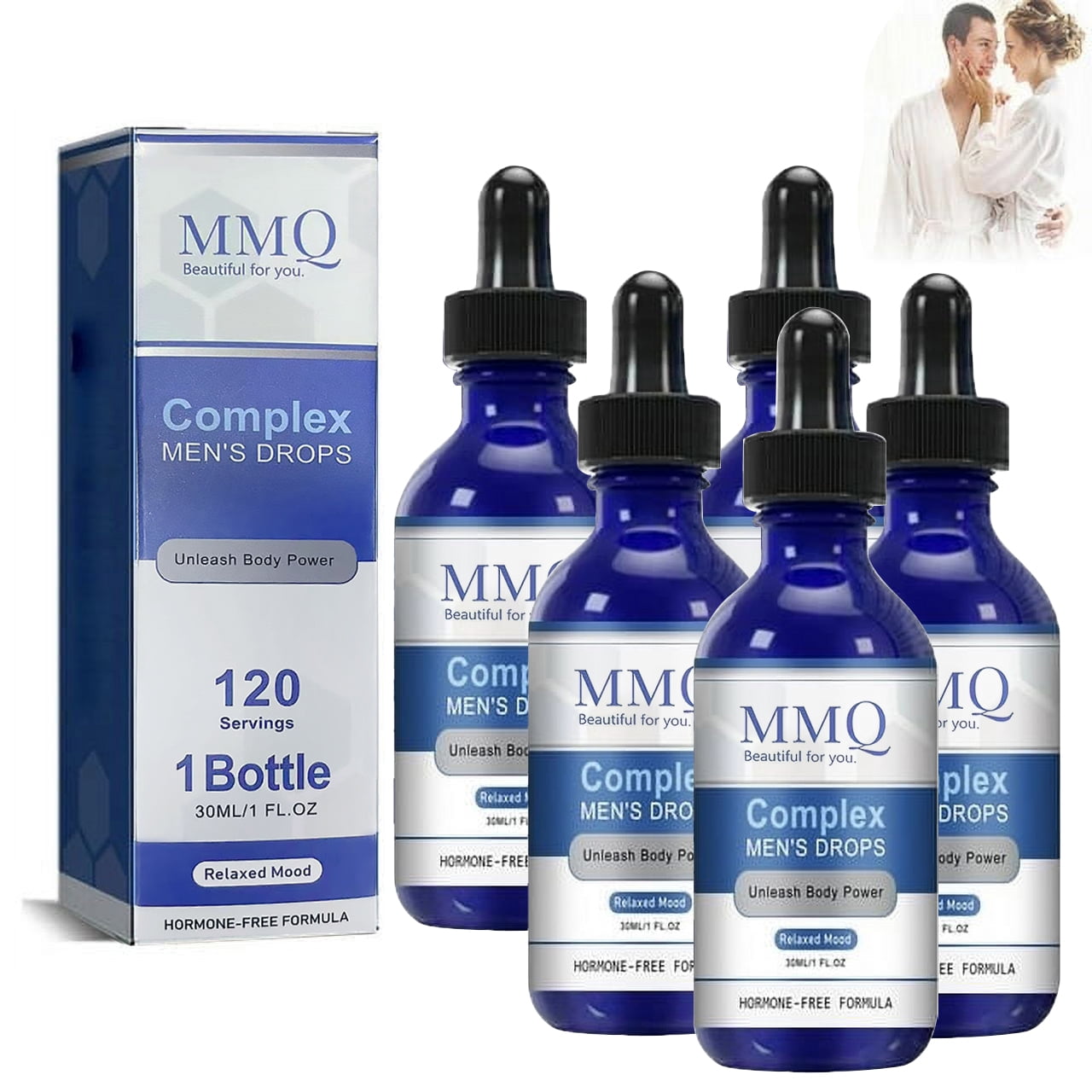 5PCS Complex Men's Drops, Complex Drops For Men, Inhibitor Supplement ...