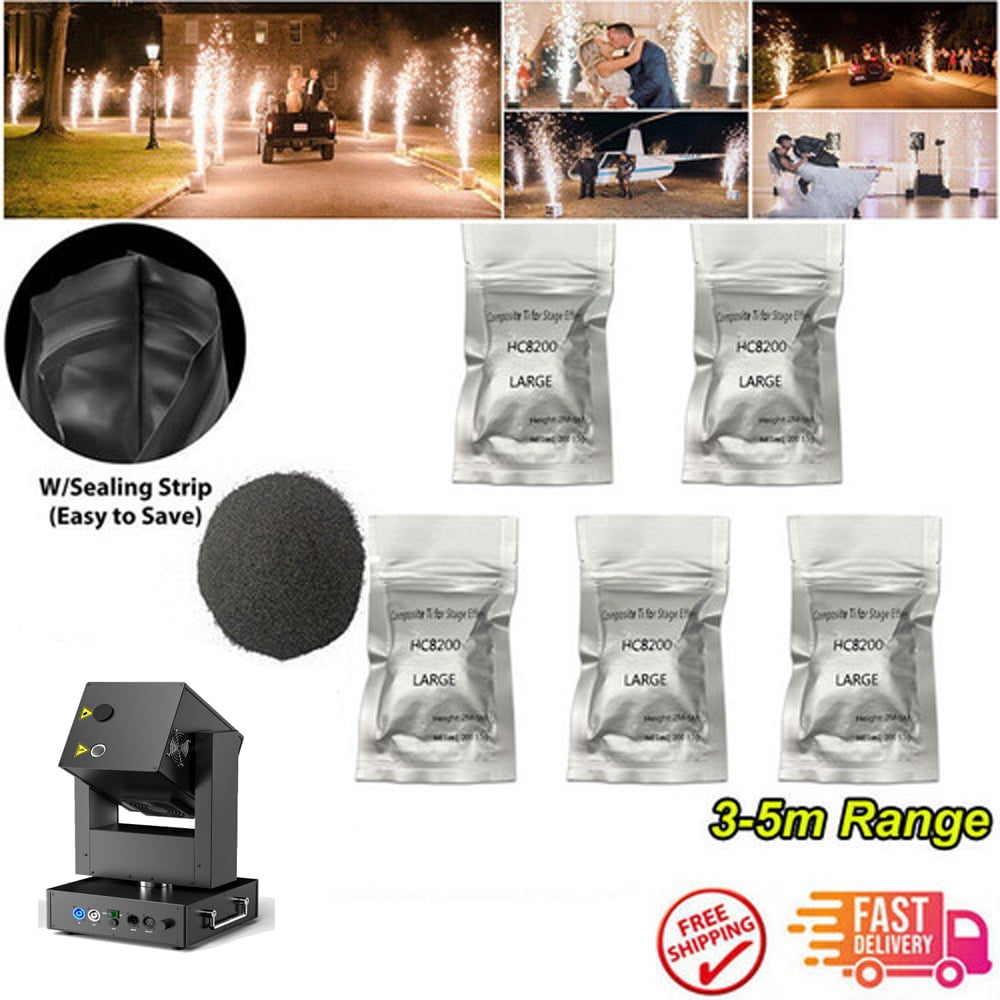 5PCS Compound Titanium Powder for DMX Stage Effect Machine DMX512 Stage ...