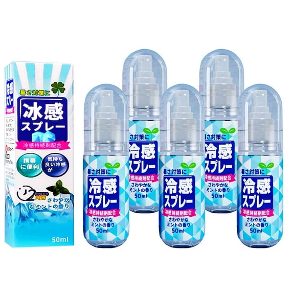 5PCS Cooling Spray, Easy to Carry, Heat Stroke Prevention, Rapid ...